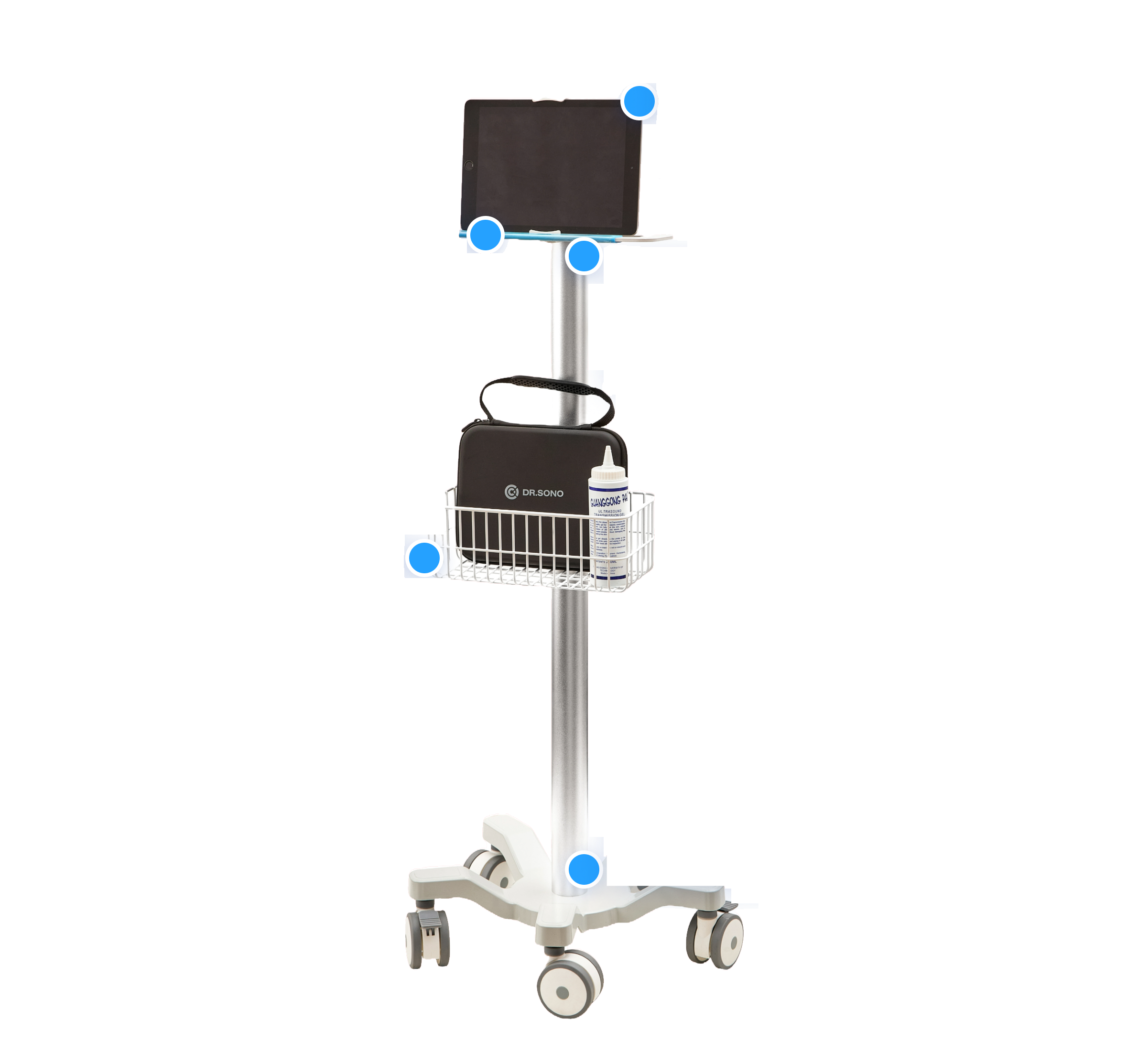 Enjoy Convenient Image Viewing with Portable Ultrasound Trolley Cart ...